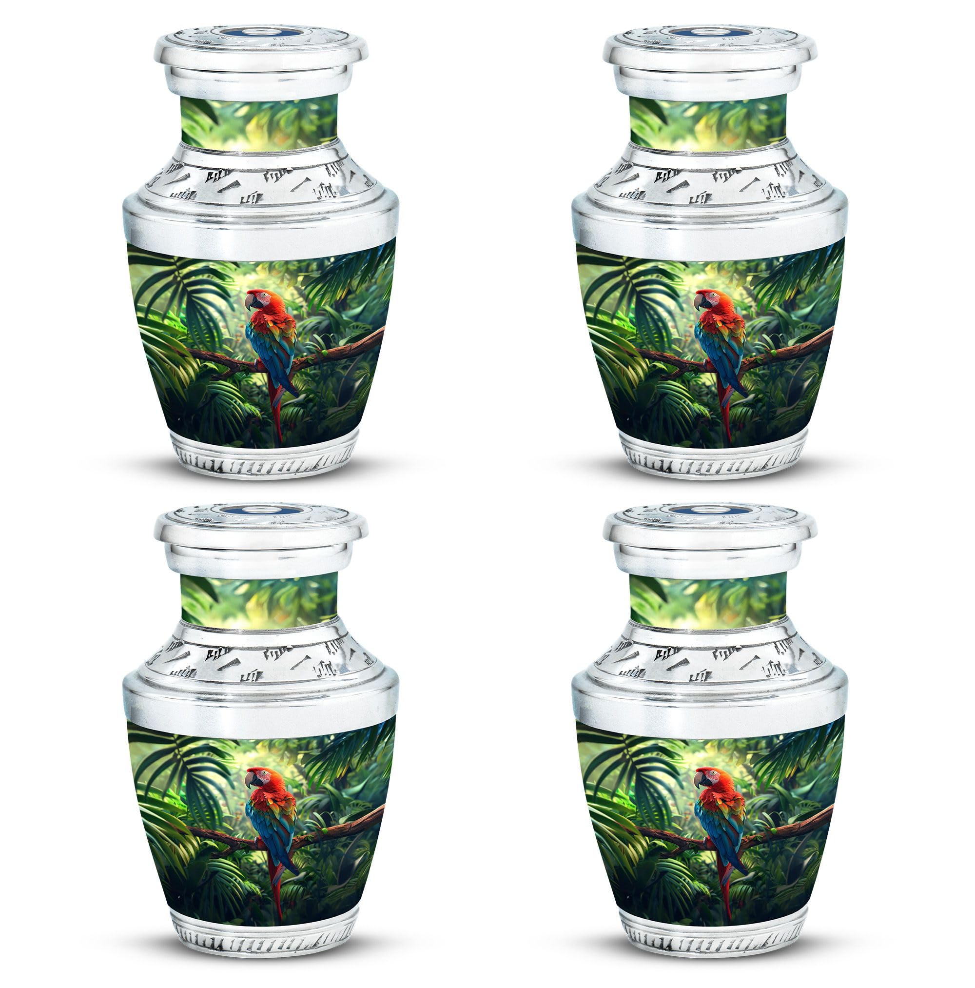 SUBSH Parrot Urns - Mini Urns for Human Ashes - Memorial Urn - Funeral ...