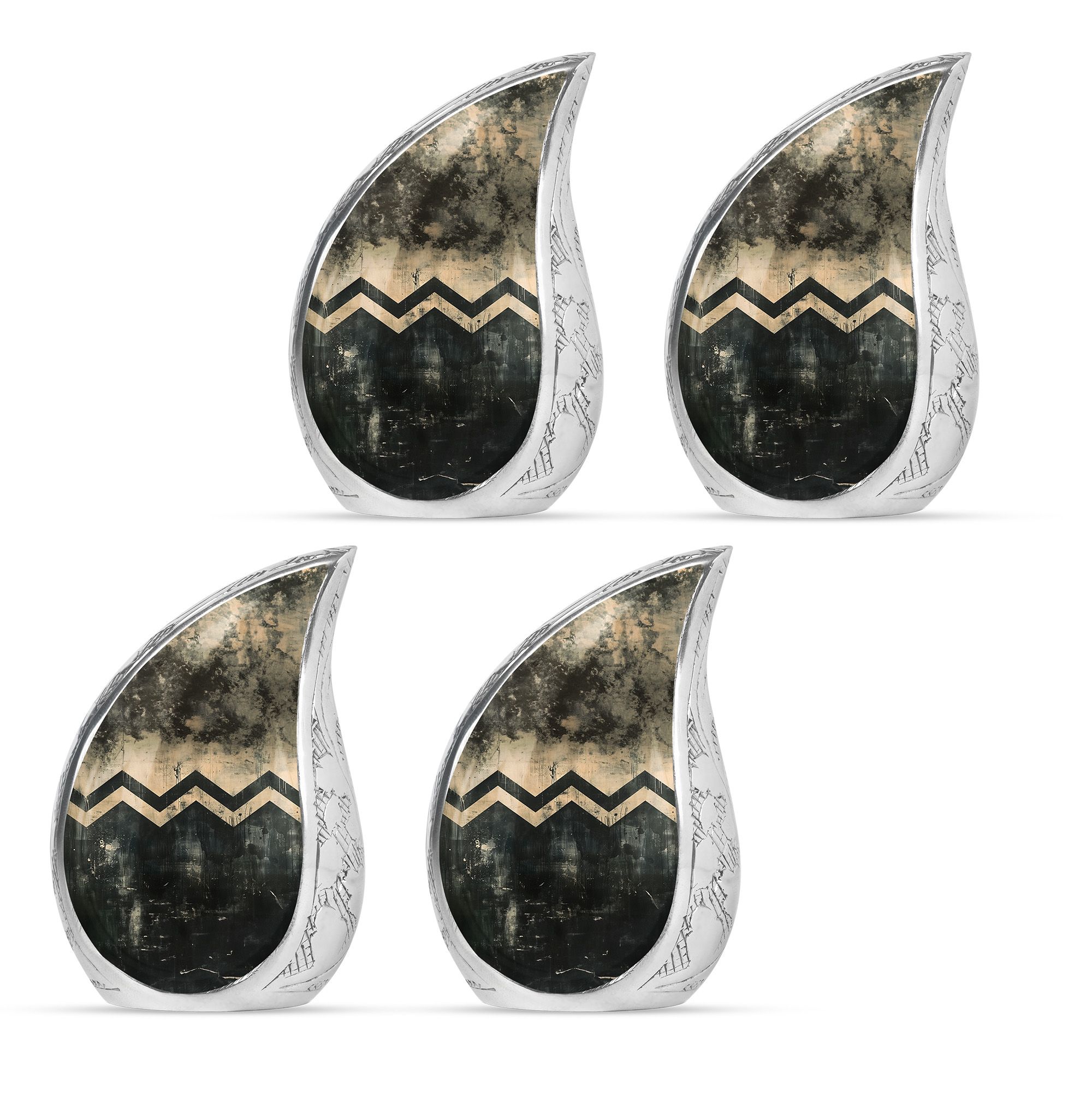 SUBSH Pattern Funeral Urn - Urn For Adult Female Ashes - Small Ashes ...