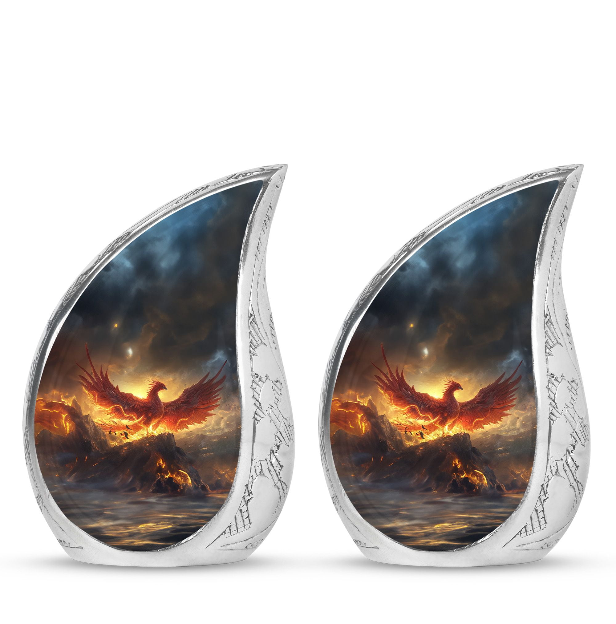 SUBSH Phoenix Cremation Urns For Adults - Urns For Human Ashes Adult ...