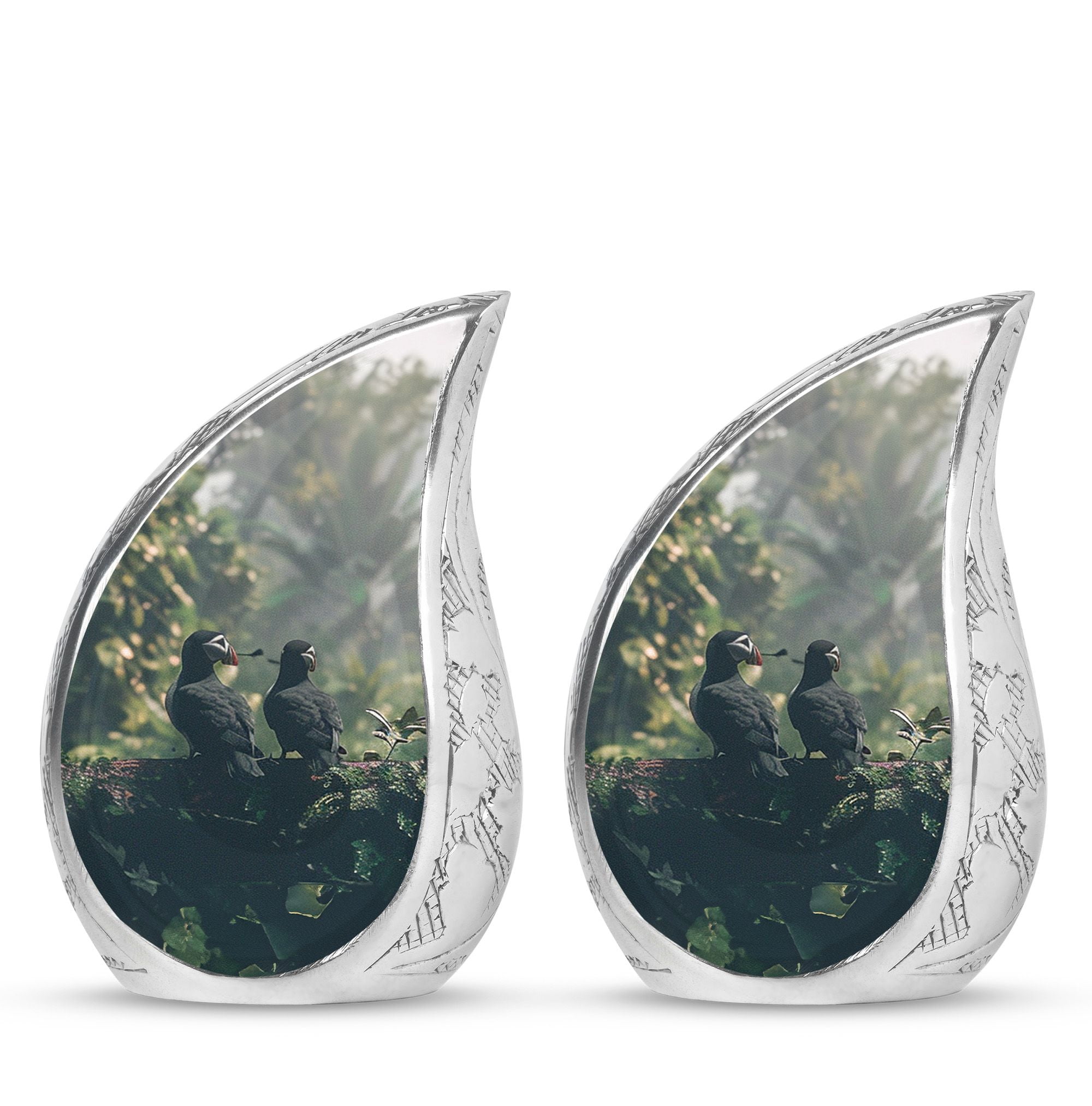 SUBSH Puffin Bird Cremation Urns For Adults - Urn For Human Ashes ...