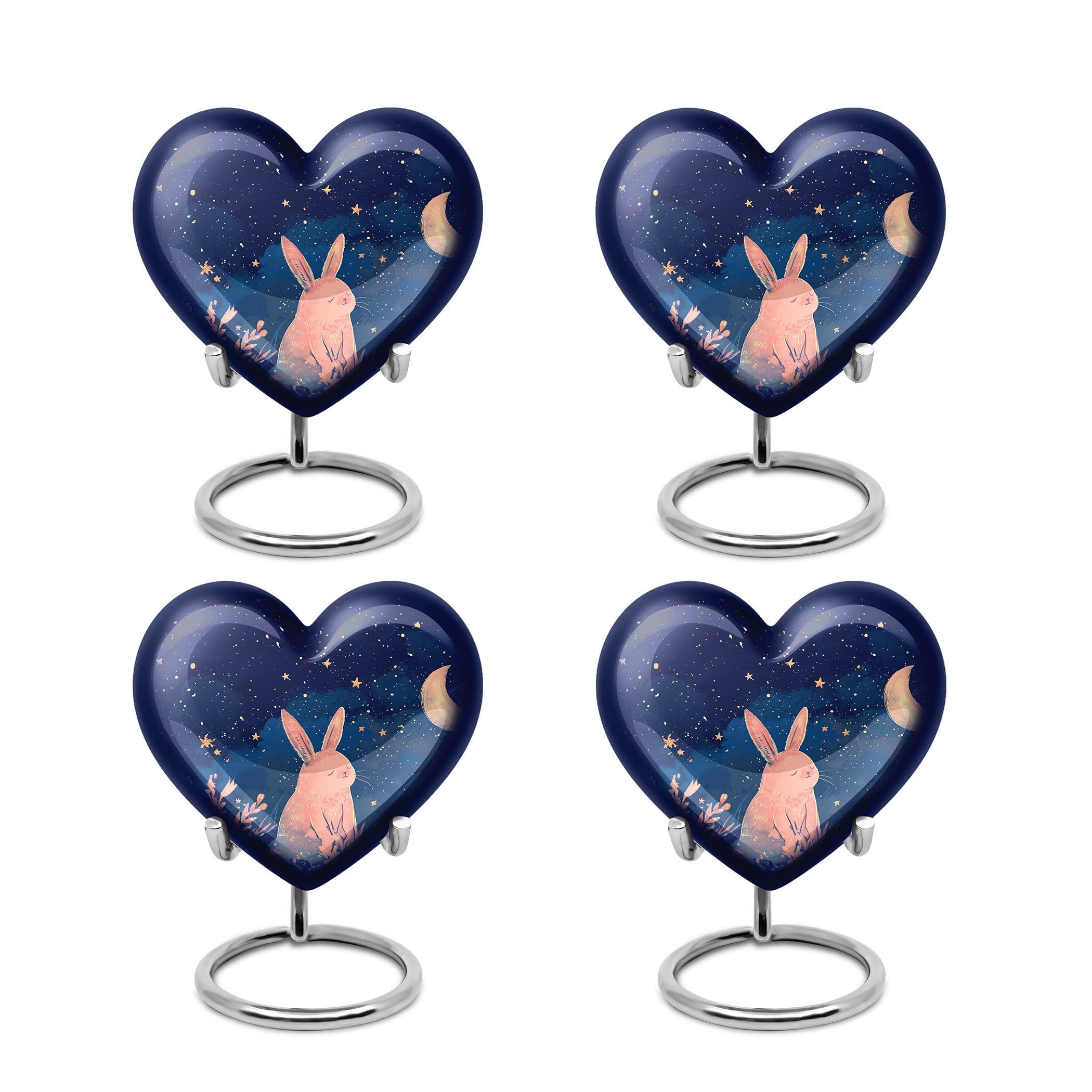 SUBSH Rabbit Urns - Heart Shaped Urn - Cremation Urns for Human Ashes ...