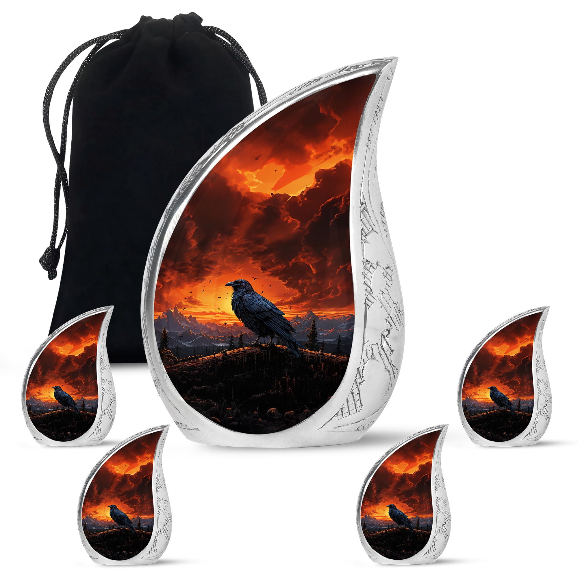 SUBSH The Raven Dominion - Cremation Urns For Human Ashes - Funeral ...