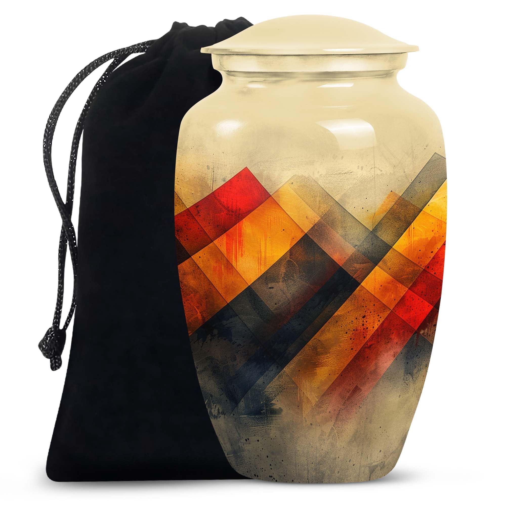 SUBSH Rustic Diamond Tapestry - Urns for Cremation Ashes - Cremation ...