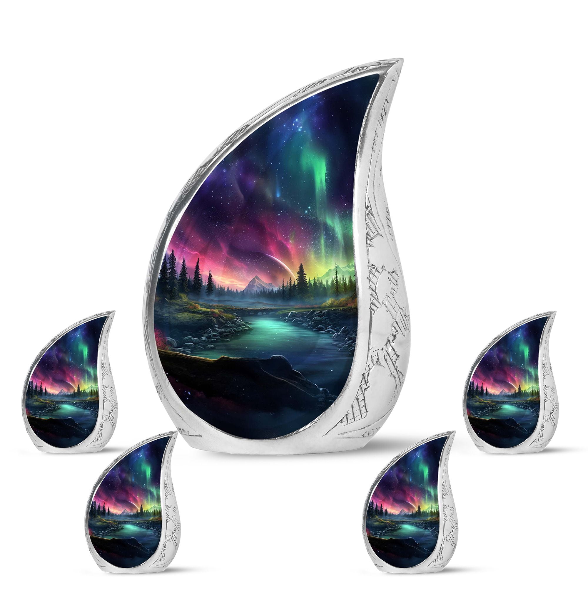 SUBSH Sky Glows Cremation Urns For Human Ashes - Urn Adult Human Ashes ...