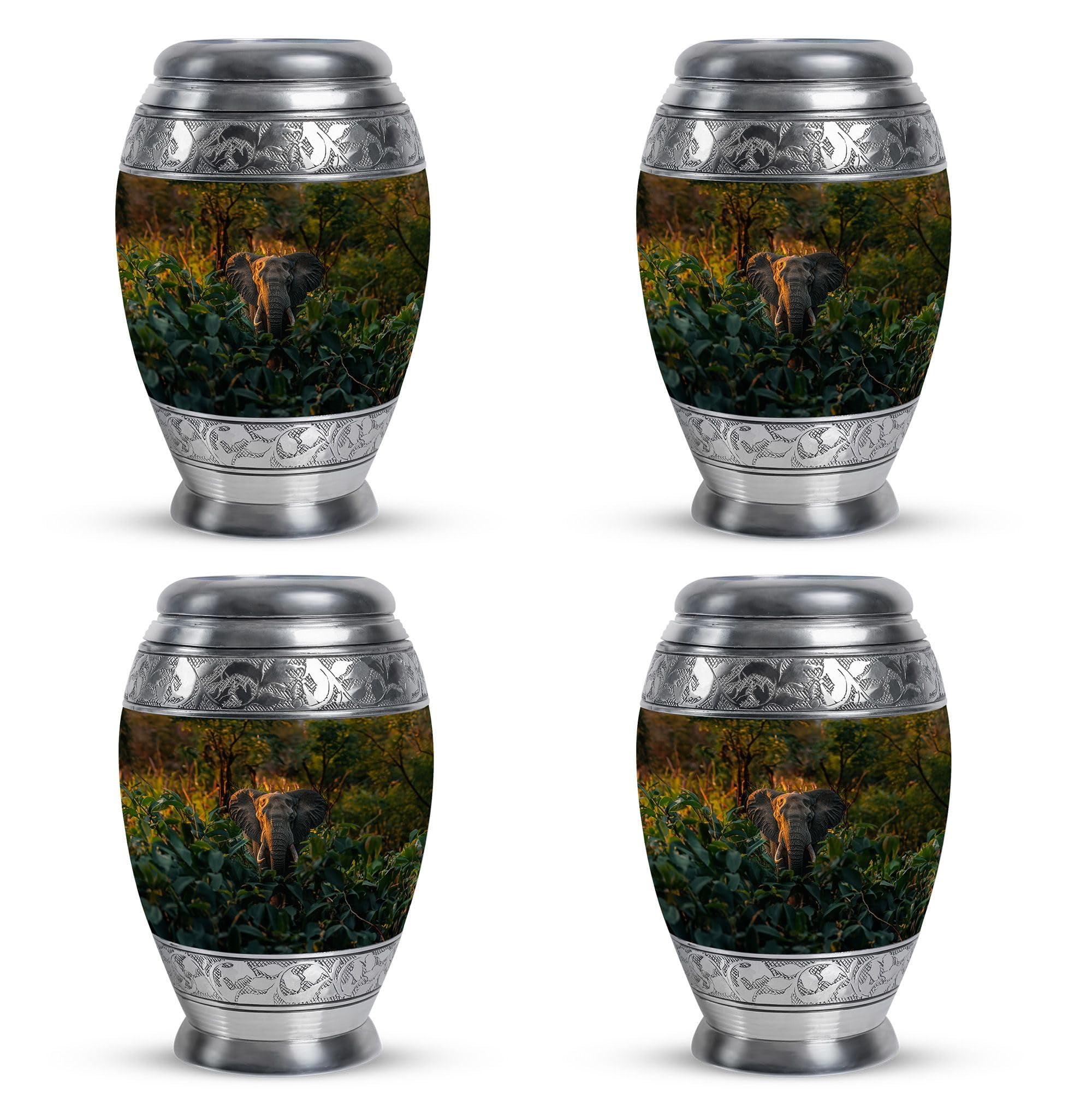 SUBSH Small Elephant Urn for Ashes Keepsake - Mini Urns for Ashes - Ash ...