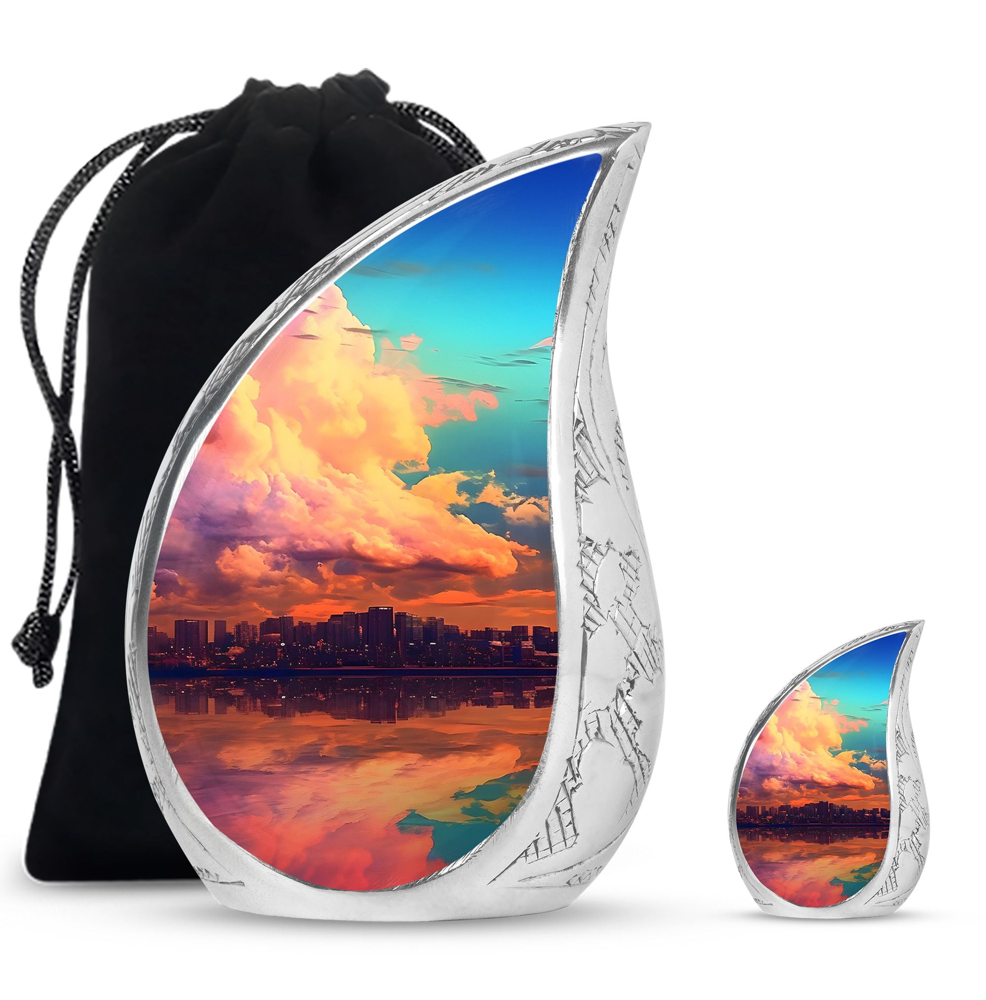 SUBSH Spectacular Sunset Reflections Over The Cityscape - Small Ashes ...