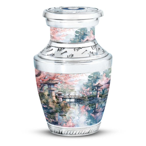 SUBSH Spring Whispering by The Pond - Mini Urns - Cremation Urns for ...