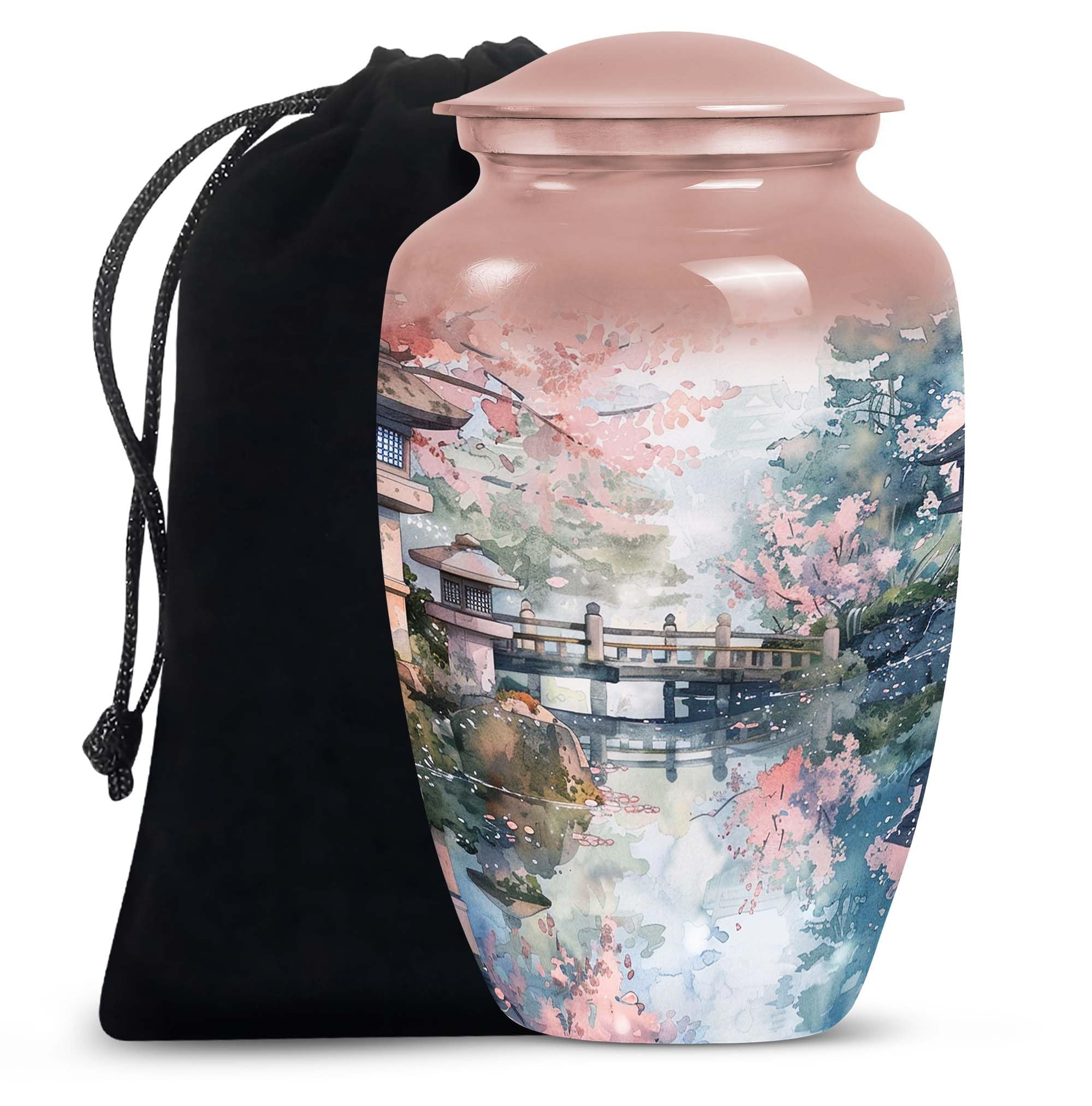 SUBSH Spring Whispering by The Pond - Burial Urns for Adult Human Ashes ...