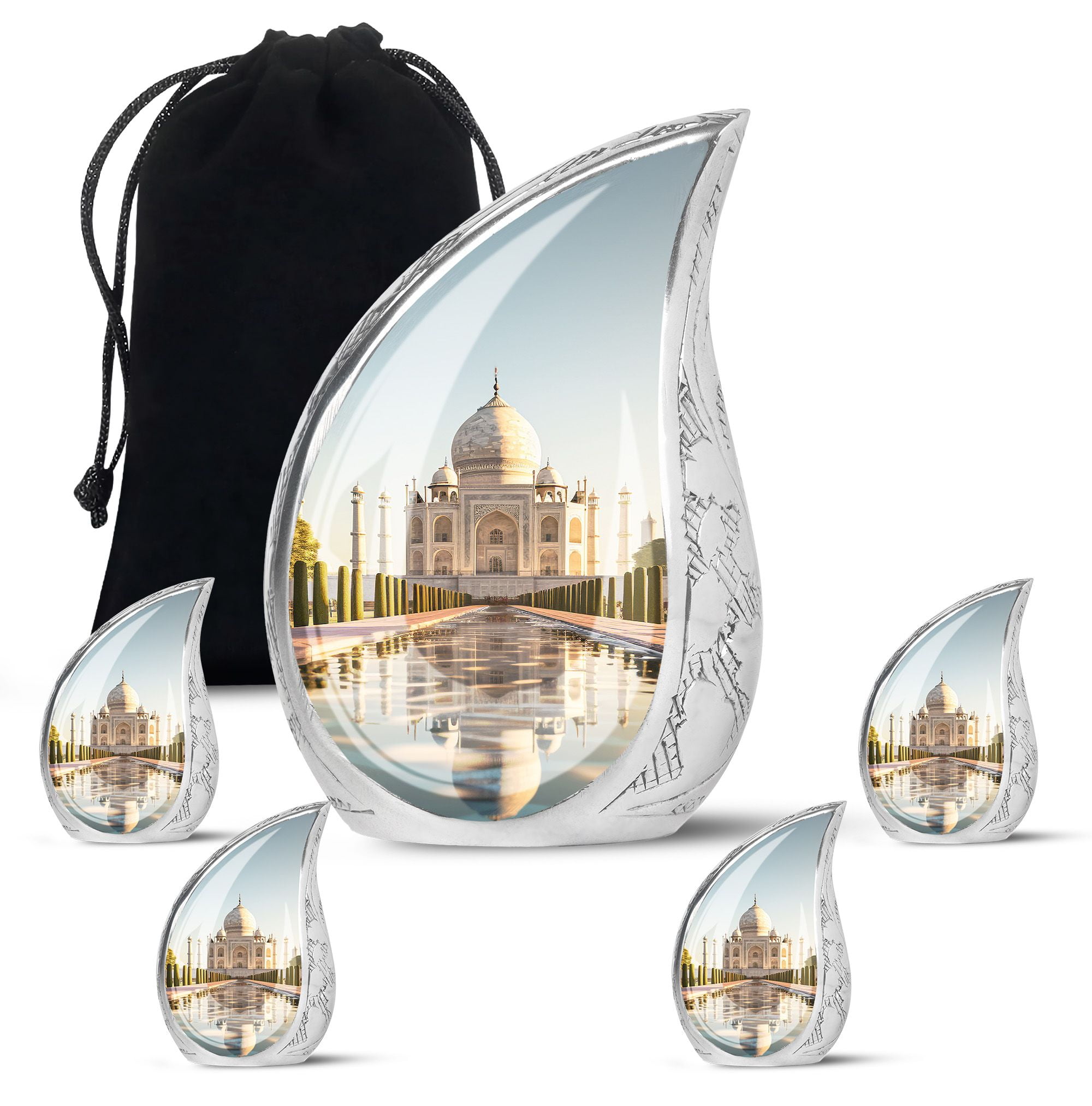 SUBSH Taj Mahal - Cremation Urn Human Ashes - Urn For Human Ashes Adult ...