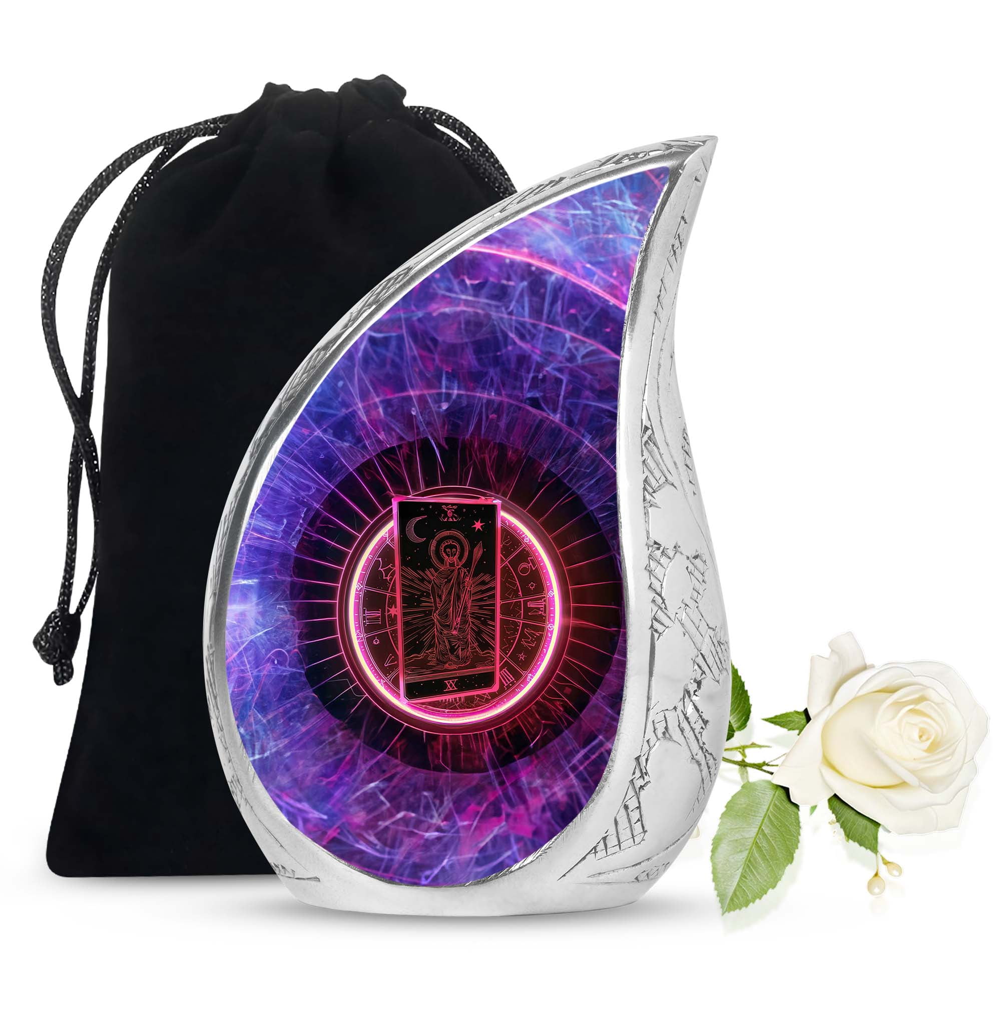 SUBSH Tarot Large Urns For Human Ashes - Urns For Ashes Adult Male Large - Urn For Adult Female ...