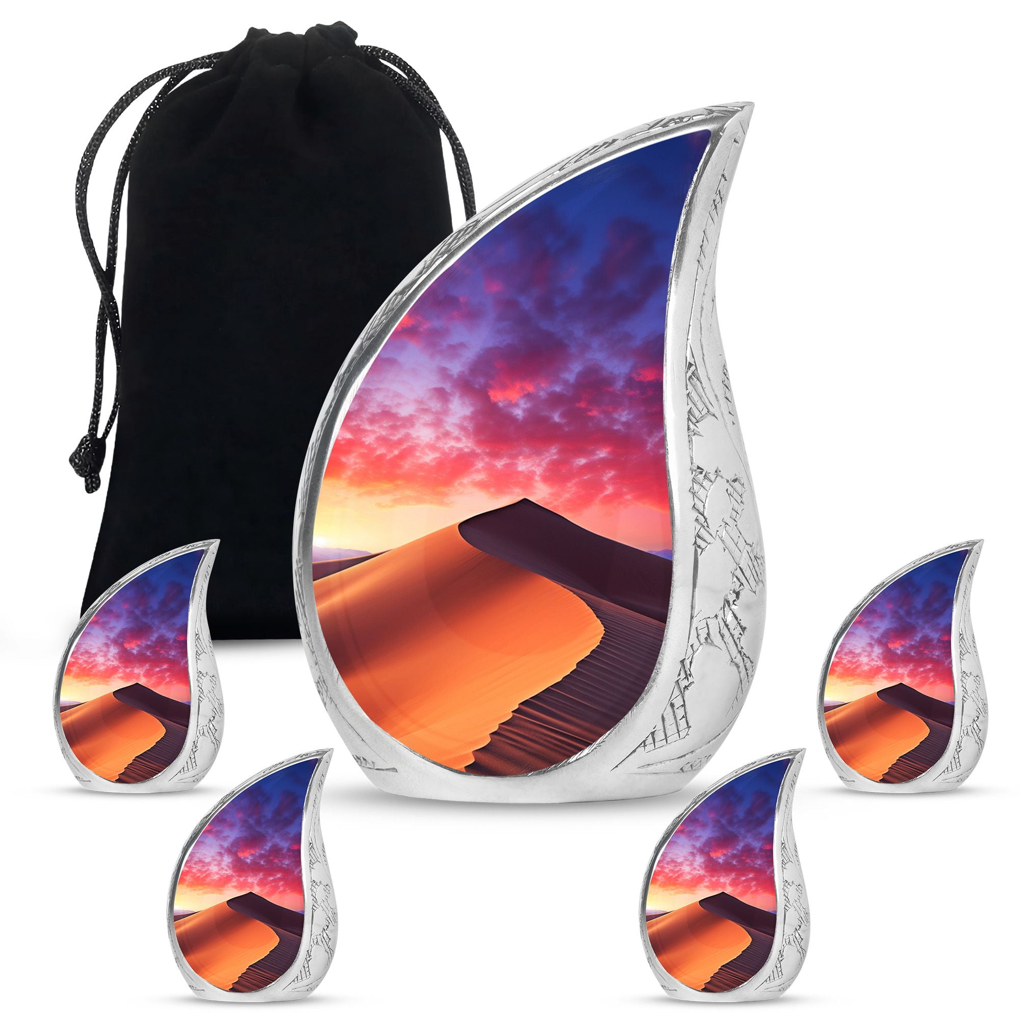 SUBSH The Desert Fiery Breath At Sunset - Urns For Adult Male - Small ...