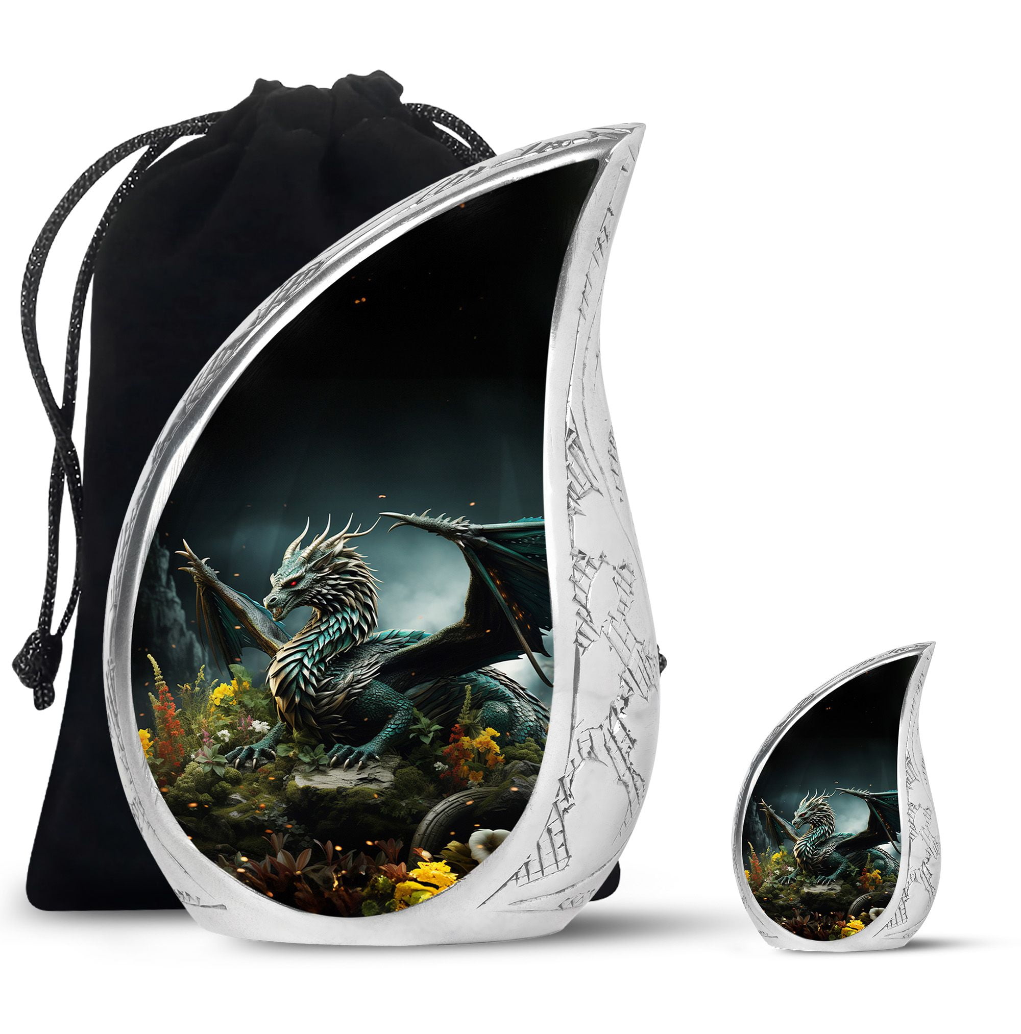 SUBSH The Dragon Of Enchanted Woods - Funeral Urn - Urns For Mom Ashes ...