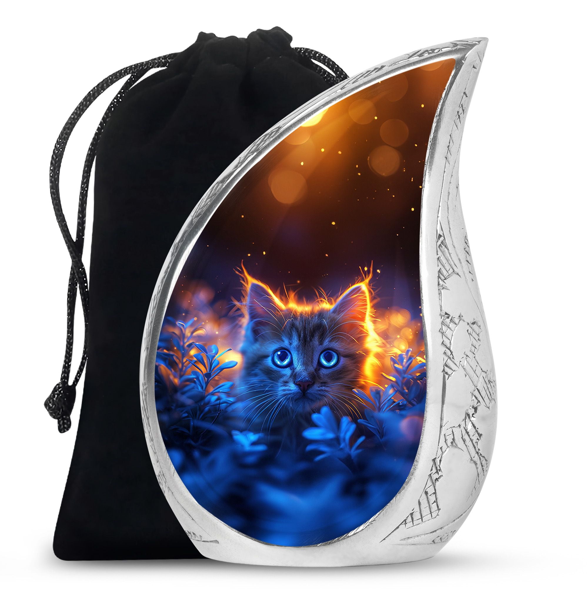 SUBSH The Ember-Eyed Feline Of The Enchanted Forest - Funeral Urn ...