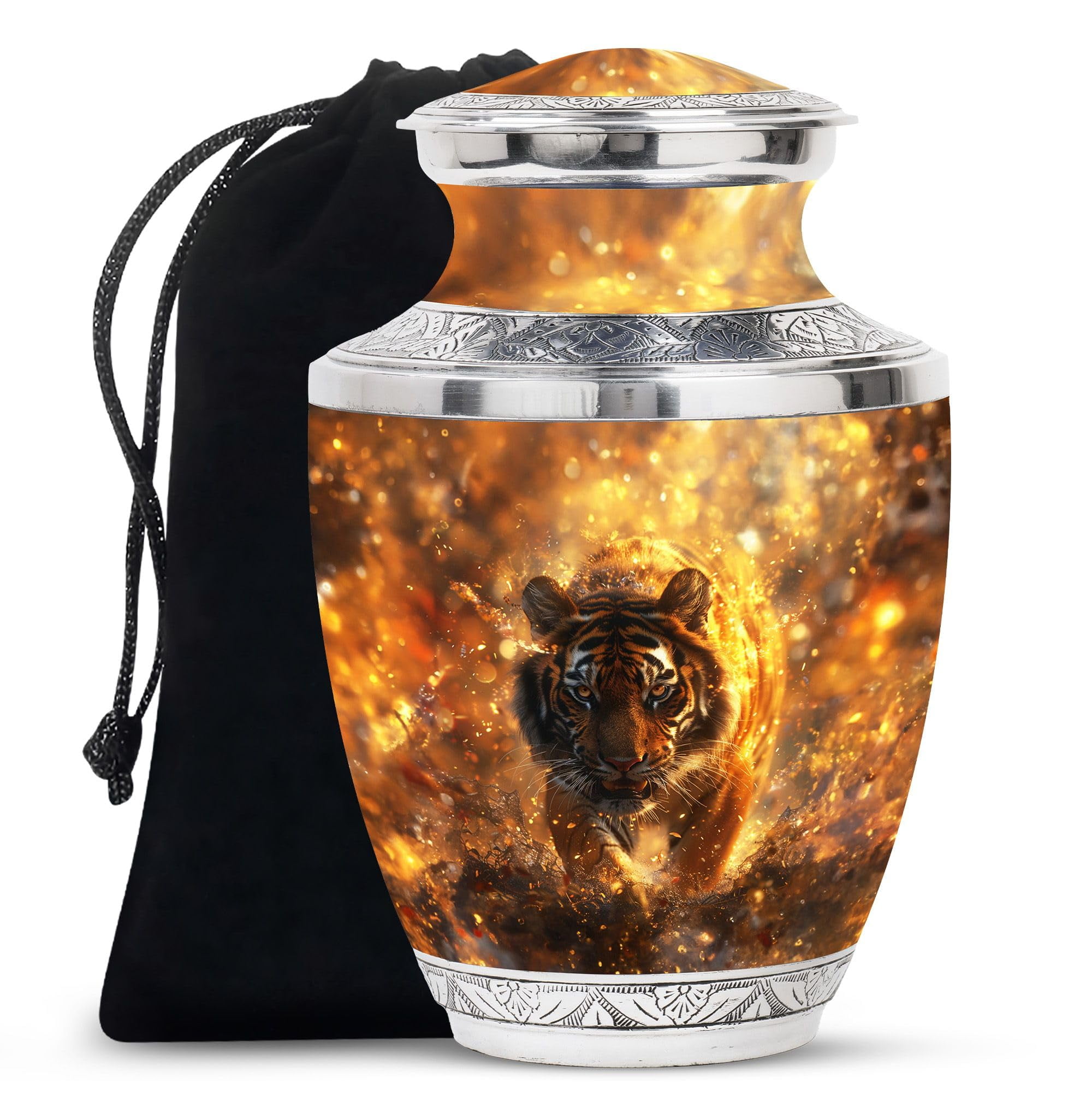 SUBSH Tiger Urns for Human Ashes Adult - Urns for Human Ashes Adult ...