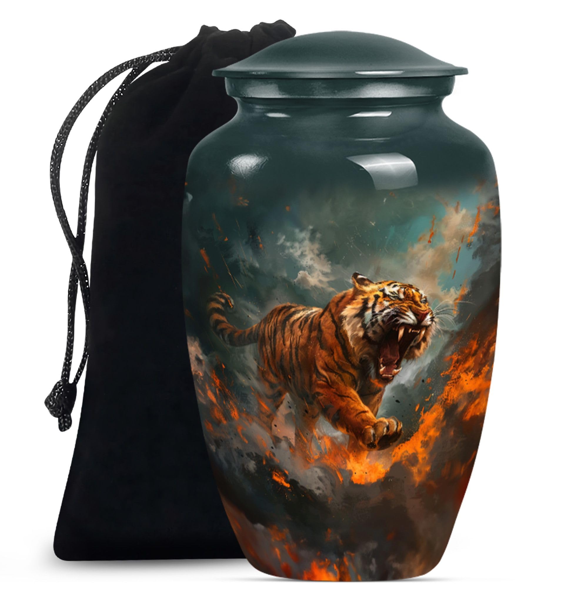 SUBSH Tiger Urns for Human Ashes Adult - Funeral Decorations ...