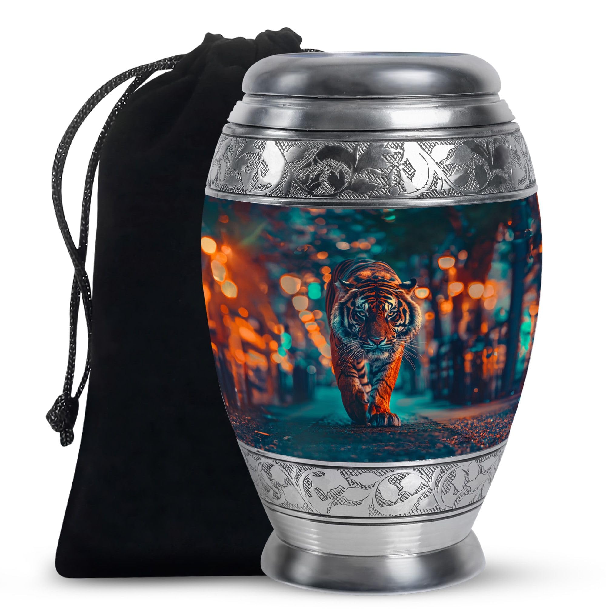 SUBSH Tiger Urns for Human Ashes - Medium Urns for Human Ashes - Urns ...