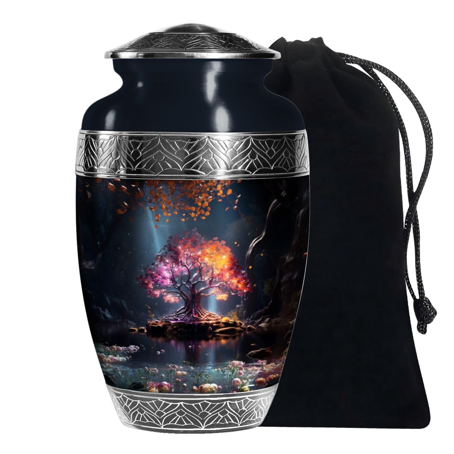 SUBSH Tree of Life Urn - urns for Ashes Adult Male Large - Burial Urns ...