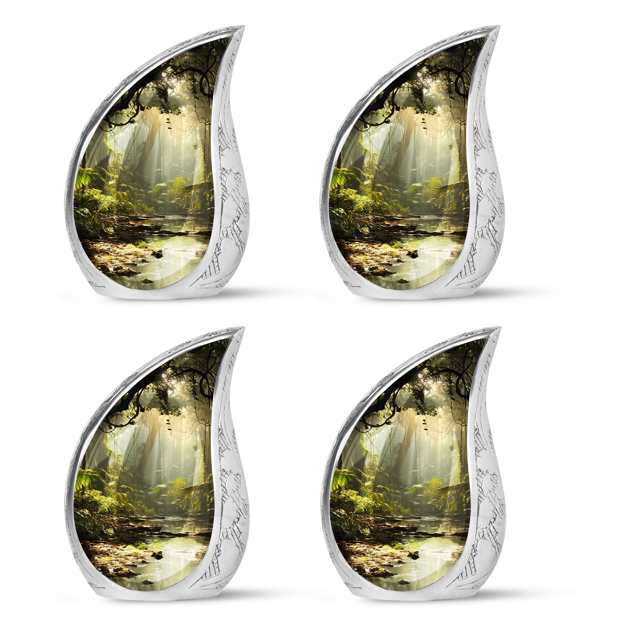 SUBSH Tropical Rainforest Stream - Cremation Urns For Adults ...