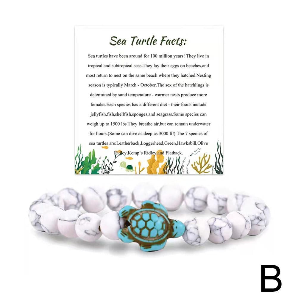 SUCADA Sea Turtle Tracking Bracelet,Ocean Sea Turtle Bracelets, Save ...