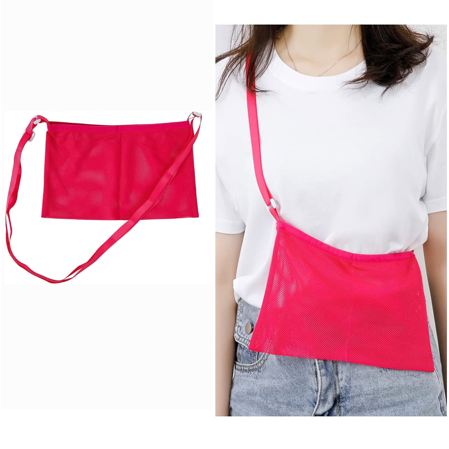 SUCONBE Adjustable Mastectomy Drain Holder Drainage Pouch with Shower ...