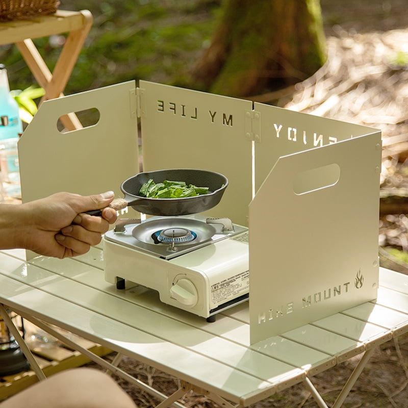 SUCS Outdoor Wind Deflector Four Fold Thick Folding Wind Deflector ...