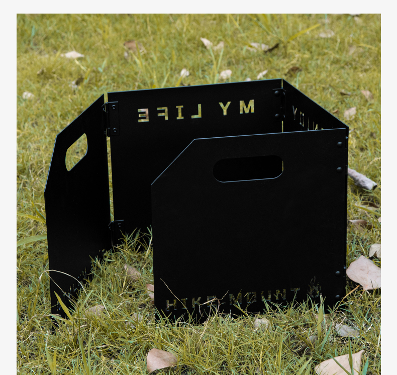 SUCS Outdoor Wind Deflector Four Fold Thick Folding Wind Deflector ...