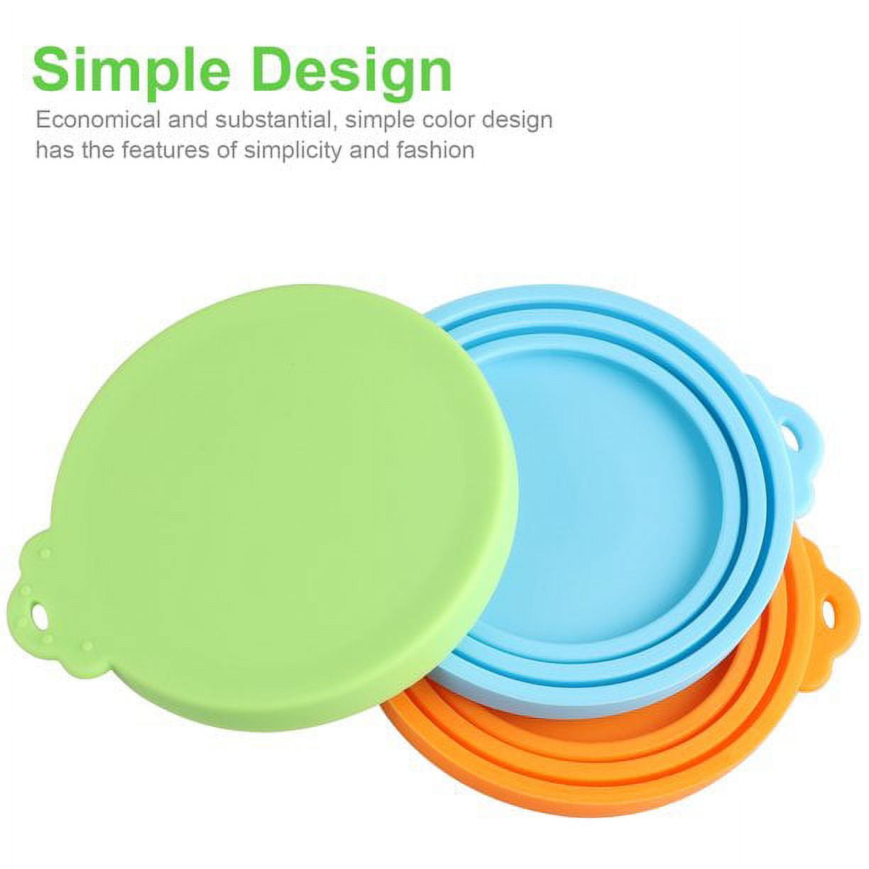 SUCS Pet Food Can Covers 3 Pack Silicone Can Lids Caps for Dog Cat Wet ...
