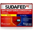 SUDAFED PE Day and Night Sinus Pressure and Congestion Tablets 20 ea ...