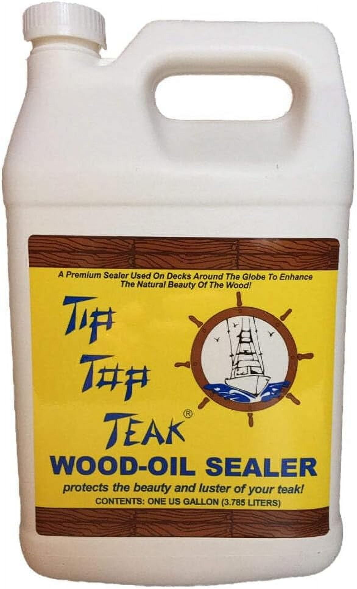 SUDBURY TS1002 Tip Top Teak Wood-Oil Sealer - 1 Gallon - Walmart.com