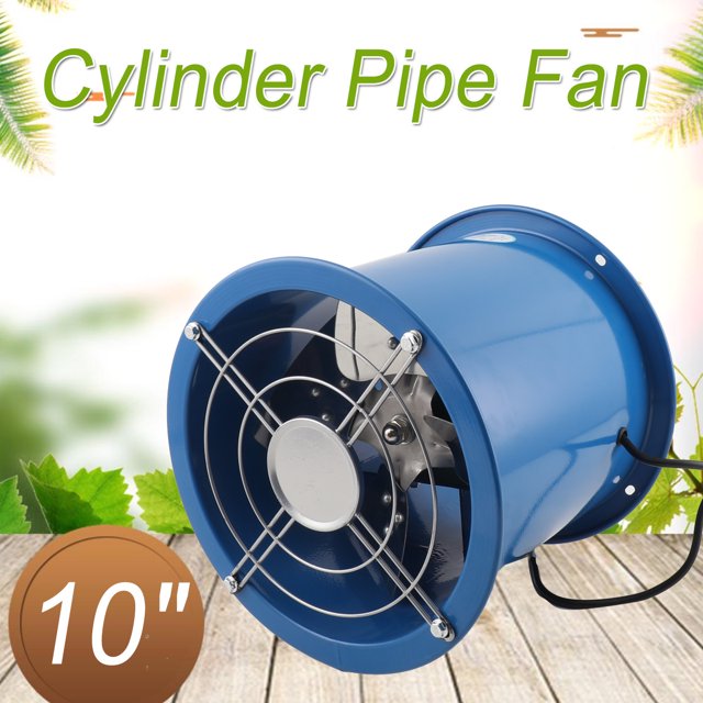 SUDEG 10inch Cylinder Pipe Fan Explosion-proof Axial Ventilator Exhaust ...