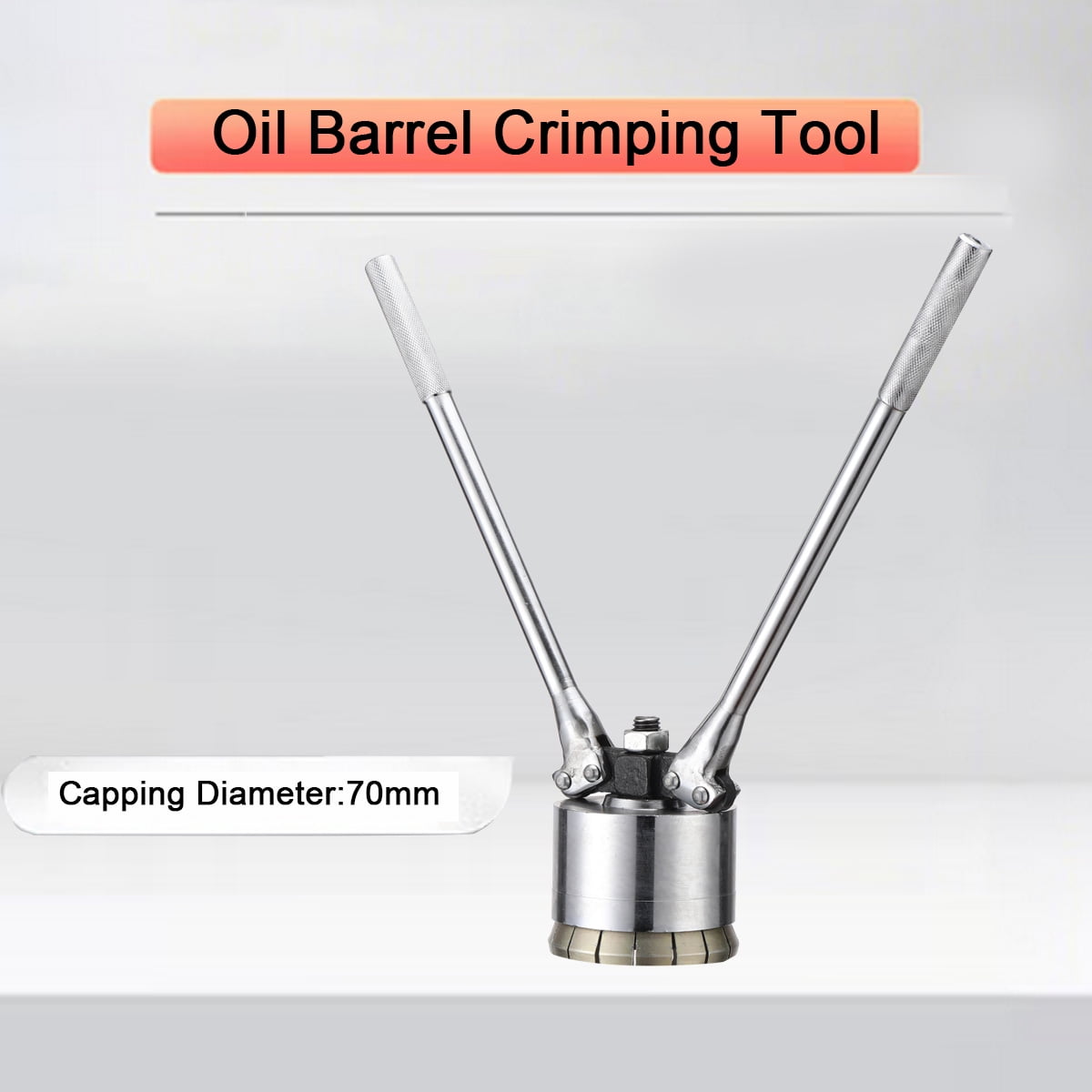 SUDEG 200L Oil Drum Pressure Cap Sealing Barrel Crimping Tool 35&70mm ...