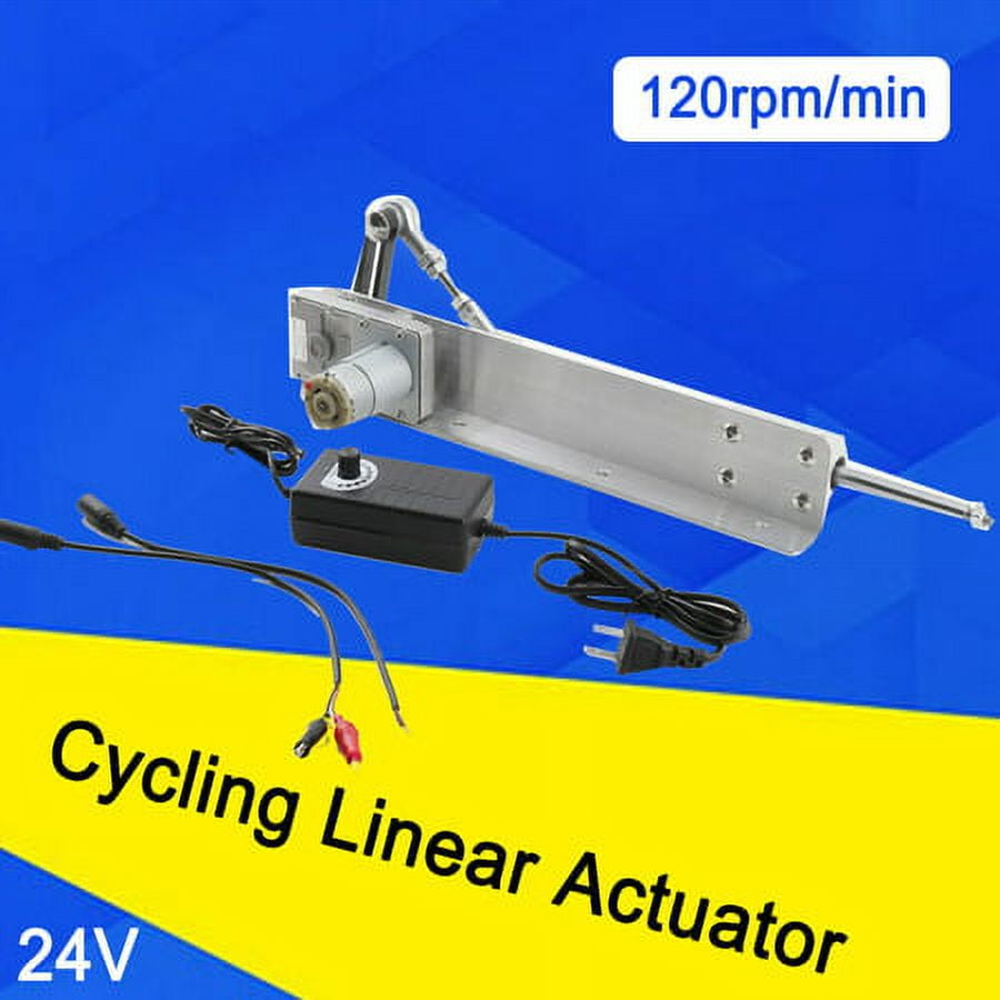 SUDEG 24V Reciprocating Linear Actuator Motor Adjuastable Stroke No Load Max Speed 120rpm With ...