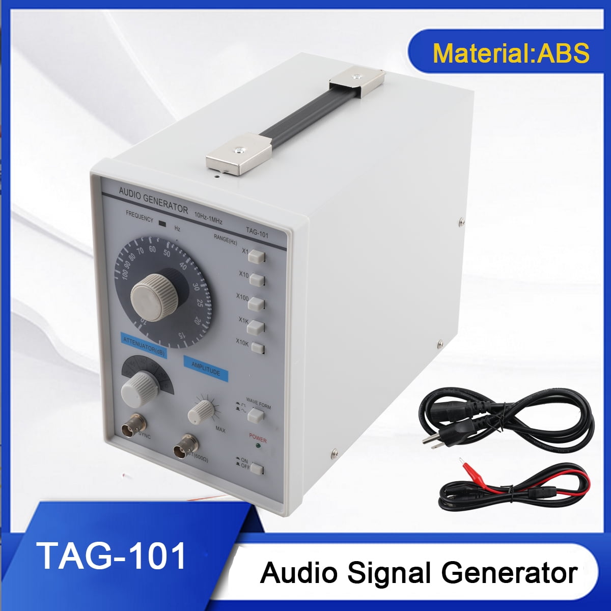 SUDEG 5W Low Frequency Audio Signal Generator 10Hz-1MHz Low Frequency ...