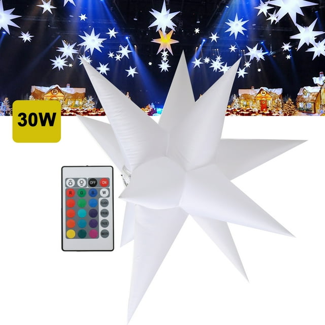 SUDEG 7 Colors Changeable Inflatable Led Star Decoration for Graduation ...