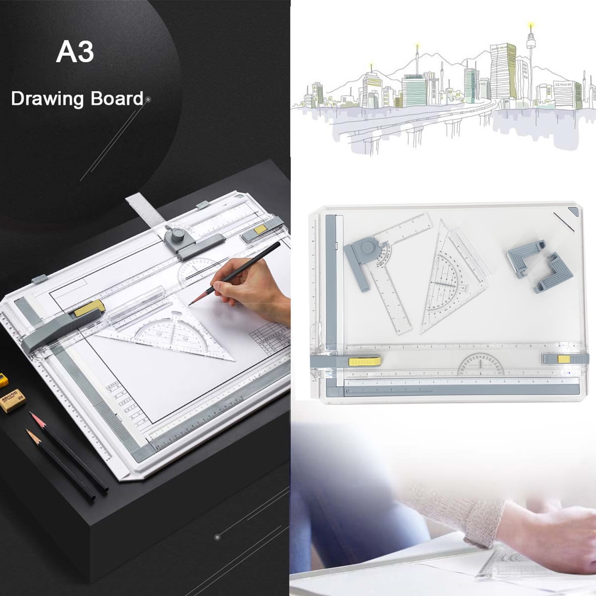 SUDEG A3 Drawing Board Engineers/Architect-specific Drafting Table with ...