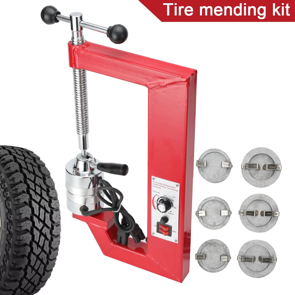 SUDEG Auto Tyre Repair Machine Kit Vulcanizing Machine Tire Patches ...