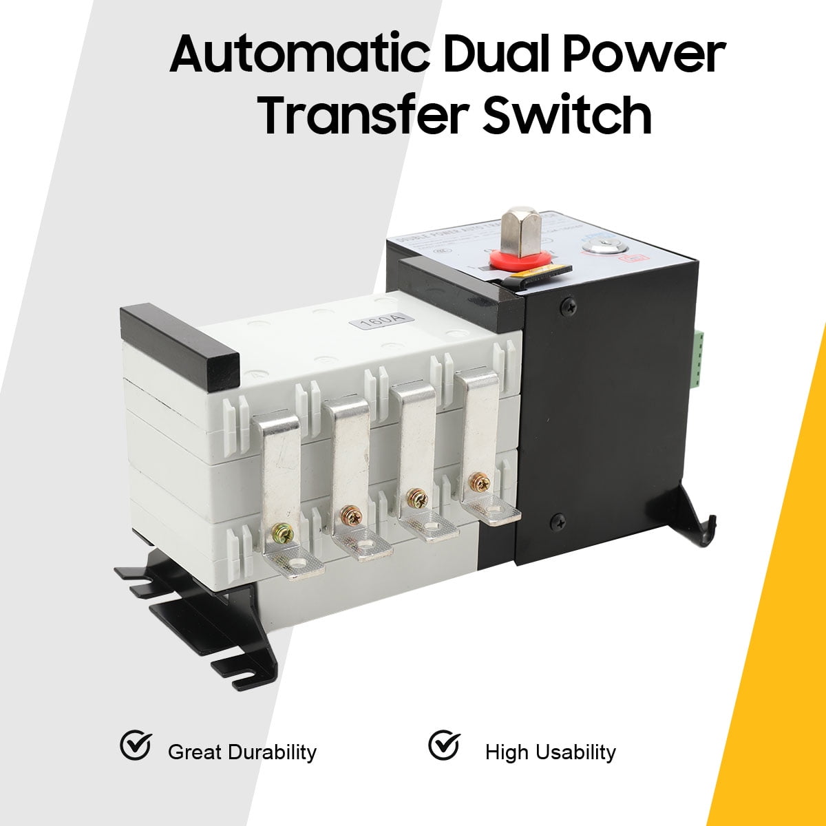 SUDEG Automatic Transfer Switch, 160A/4P Transfer Switch Automatic ...