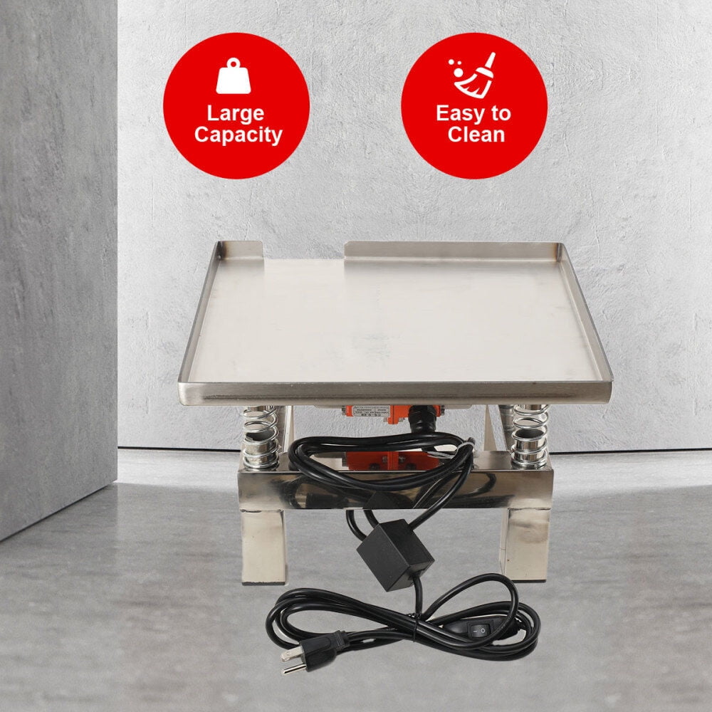SUDEG Concrete Vibration Table Small Vibrating Test Bench Stainless ...