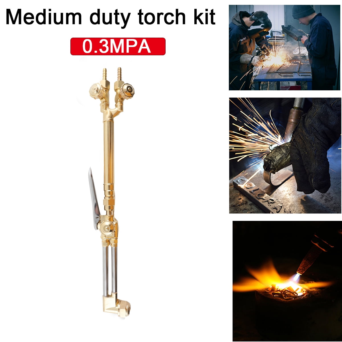 SUDEG Cutting Torch Oxy/Acetylene Welding Kit Victor Style 100FC ...