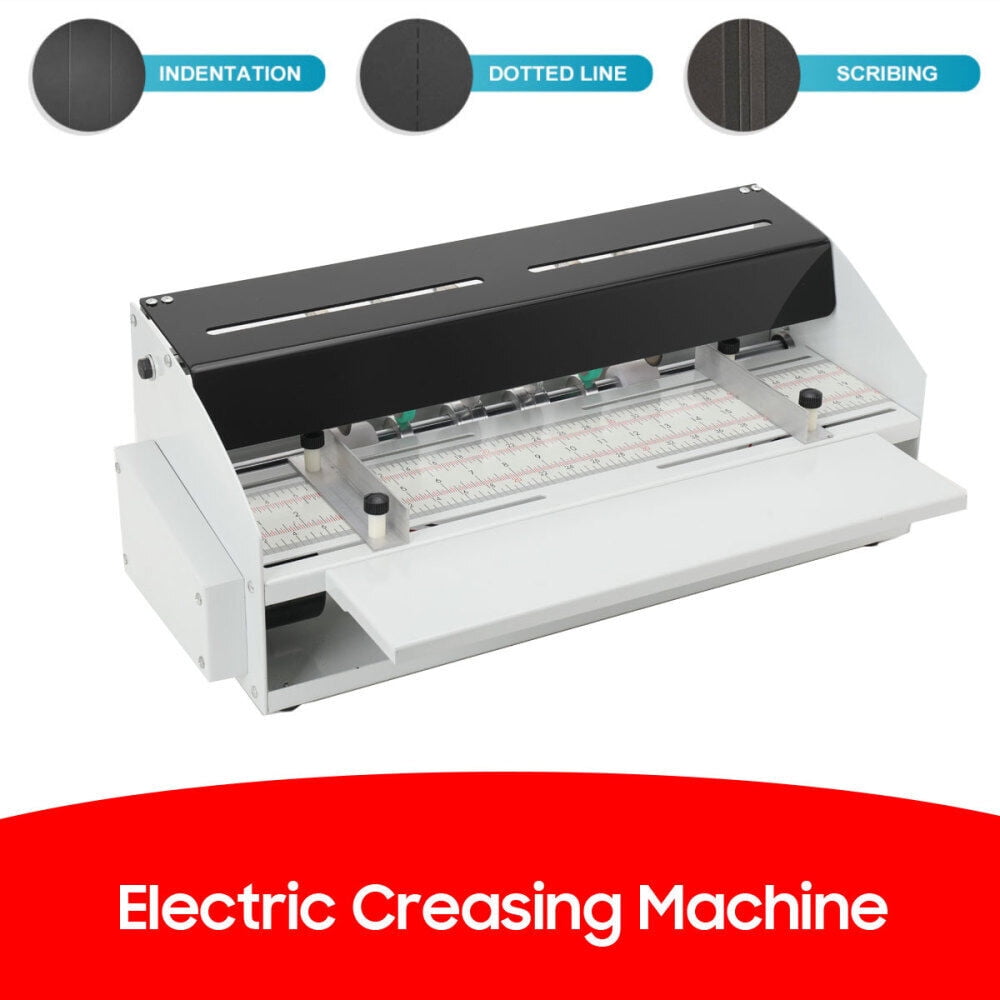 SUDEG Electric Creasing Machine 18 Inch 460mm Paper Creasing Scoring ...