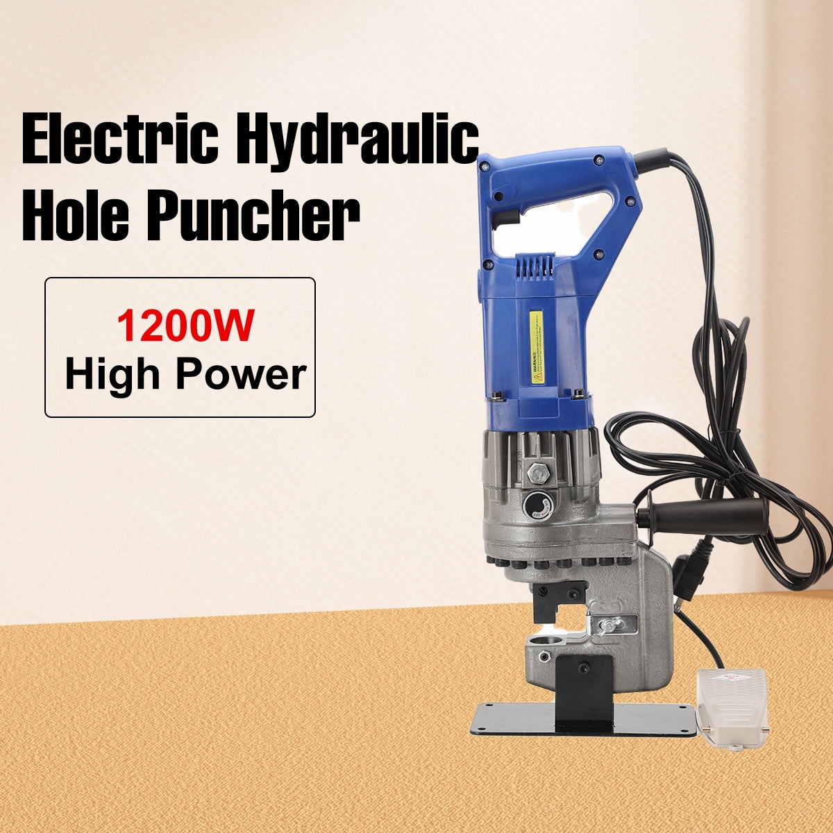 SUDEG Electric Hydraulic Hole Puncher - Punching Thickness Up to 1/4"(6 ...