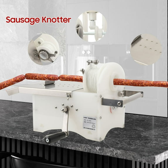 SUDEG Electric Sausage Tying Machine Electric Sausage Knotting Binding ...