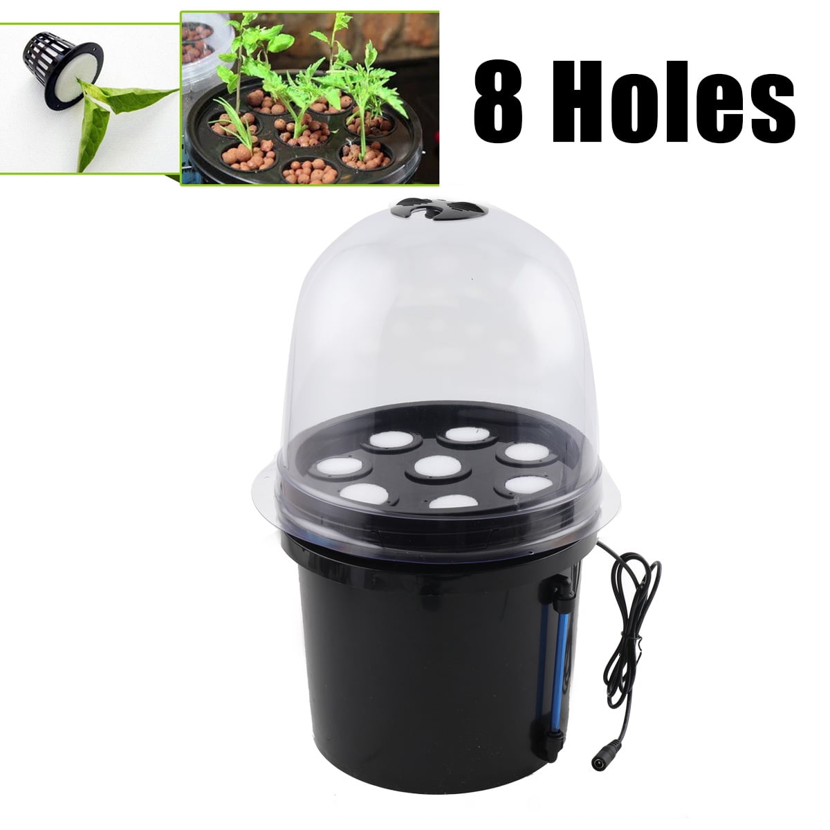 SUDEG Hydroponics Seedling & Cloning System Aeroponic Propagation Kit High Production - Walmart.com