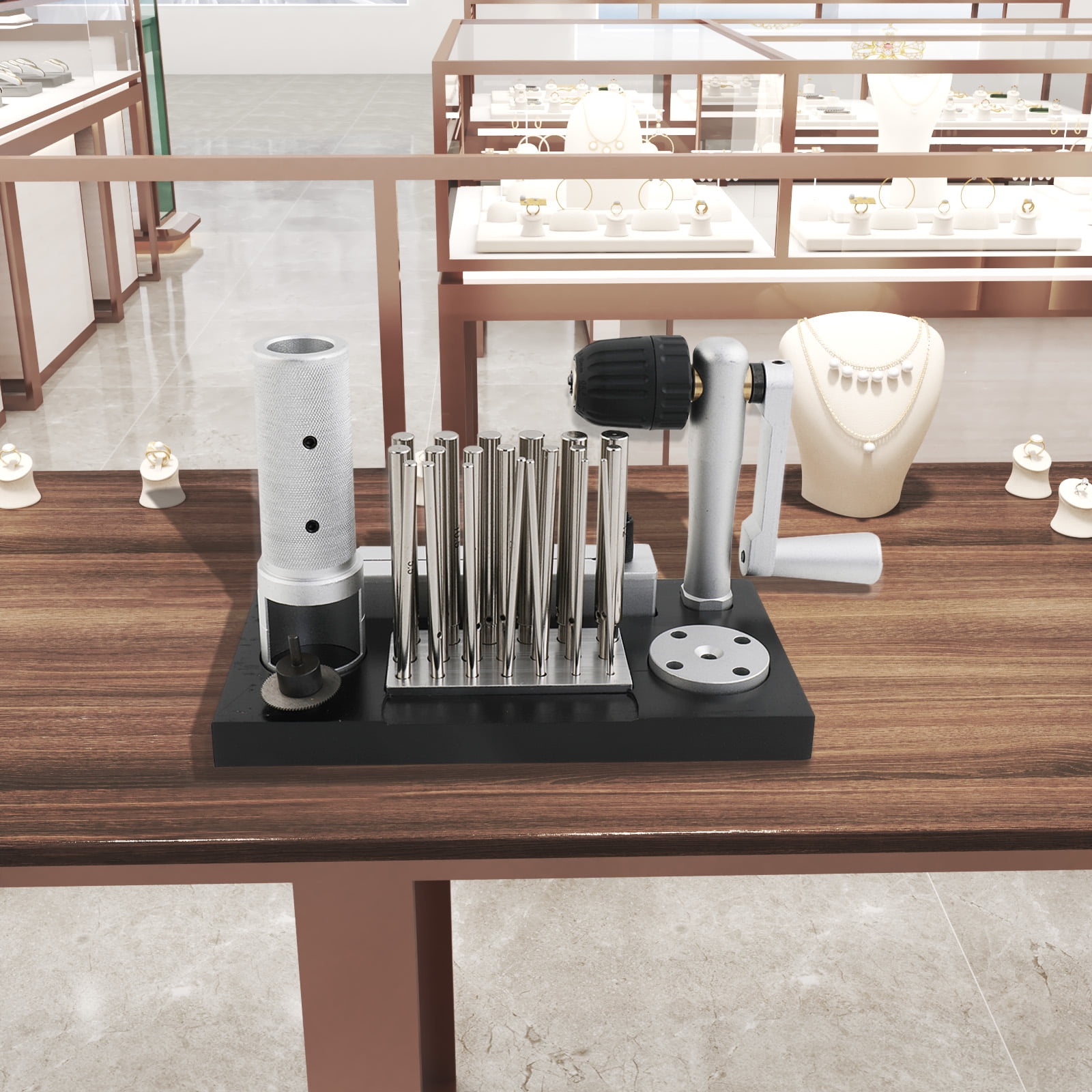 SUDEG Jump Ring Maker, Professional Stainless Steel Winder Hand-cranked ...