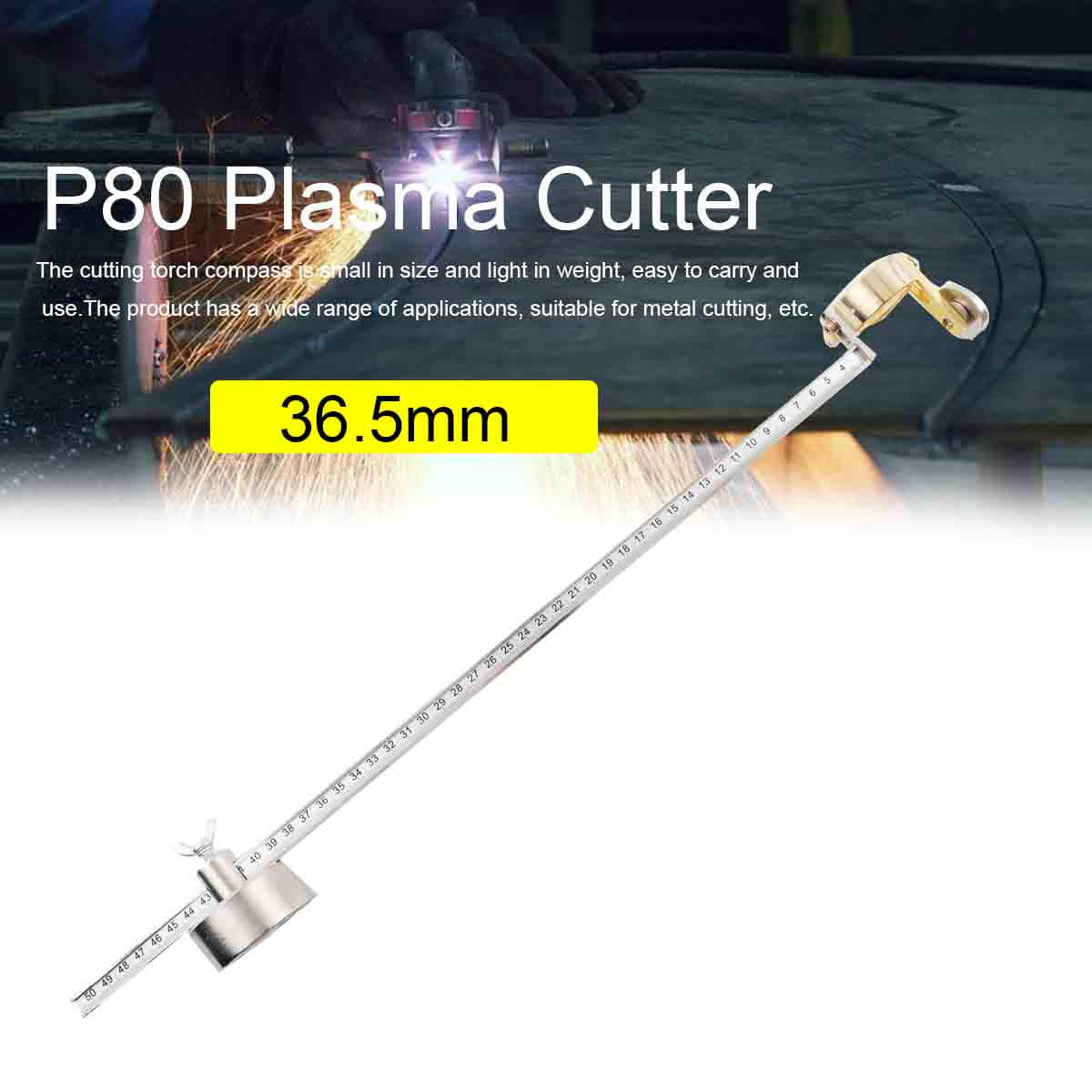 SUDEG Plasma Cutting Compass, Cutting Torch Circle Roller Guide Wheel ...