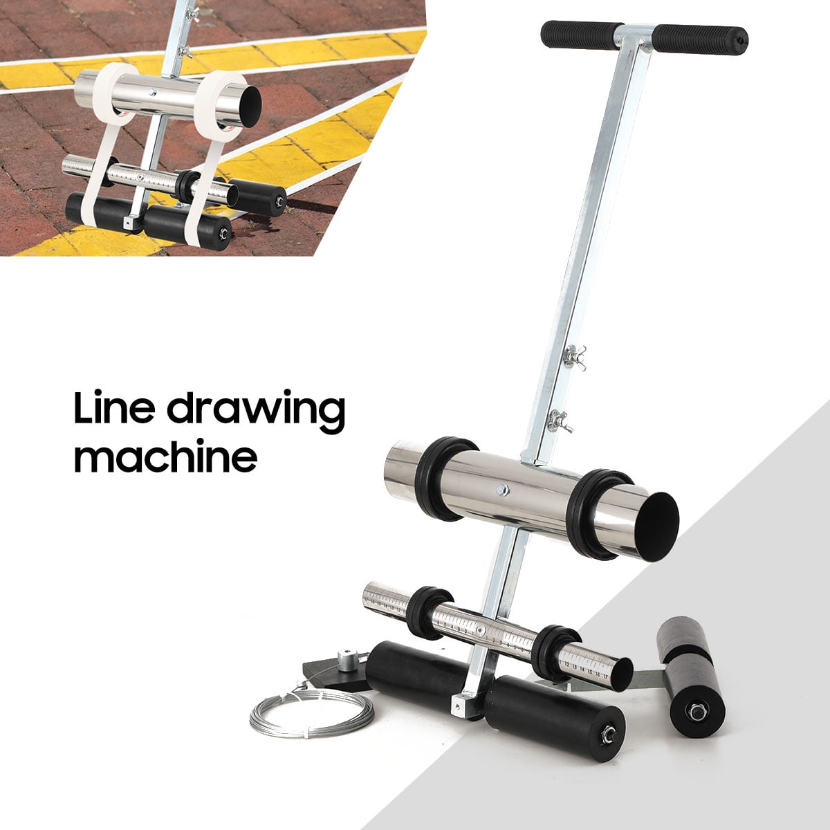 SUDEG Playing Field Line Striping Machines, with Drawing Circle Kit ...