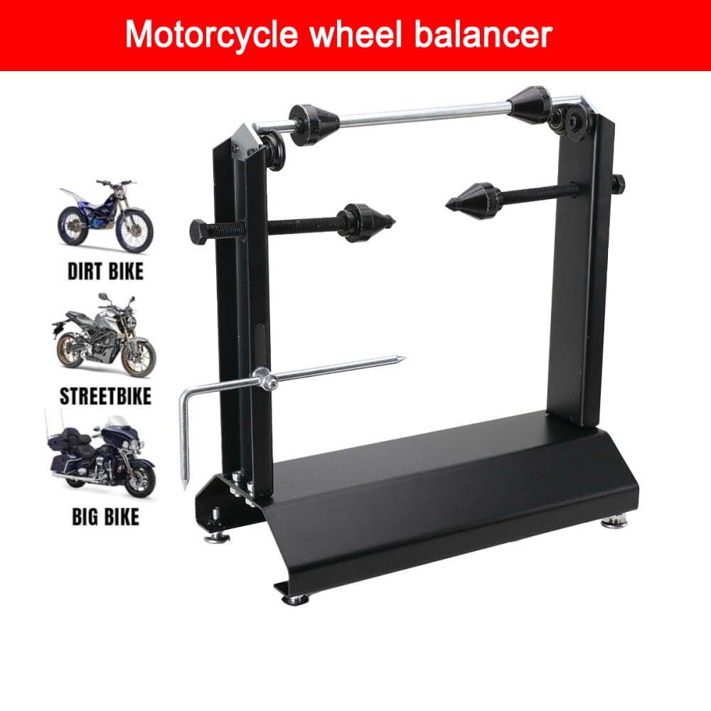 SUDEG Wheel Balance Stand, Heavy-Duty Single-Axle Wheel Balancing Tool ...