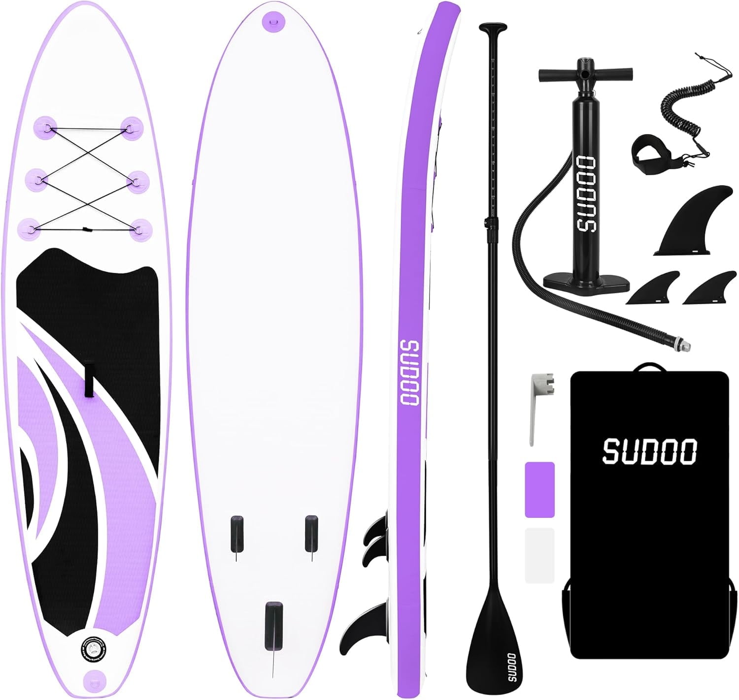 SUDOO Inflatable Stand Up Paddle Board - Ultra-Light, Stable Design ...