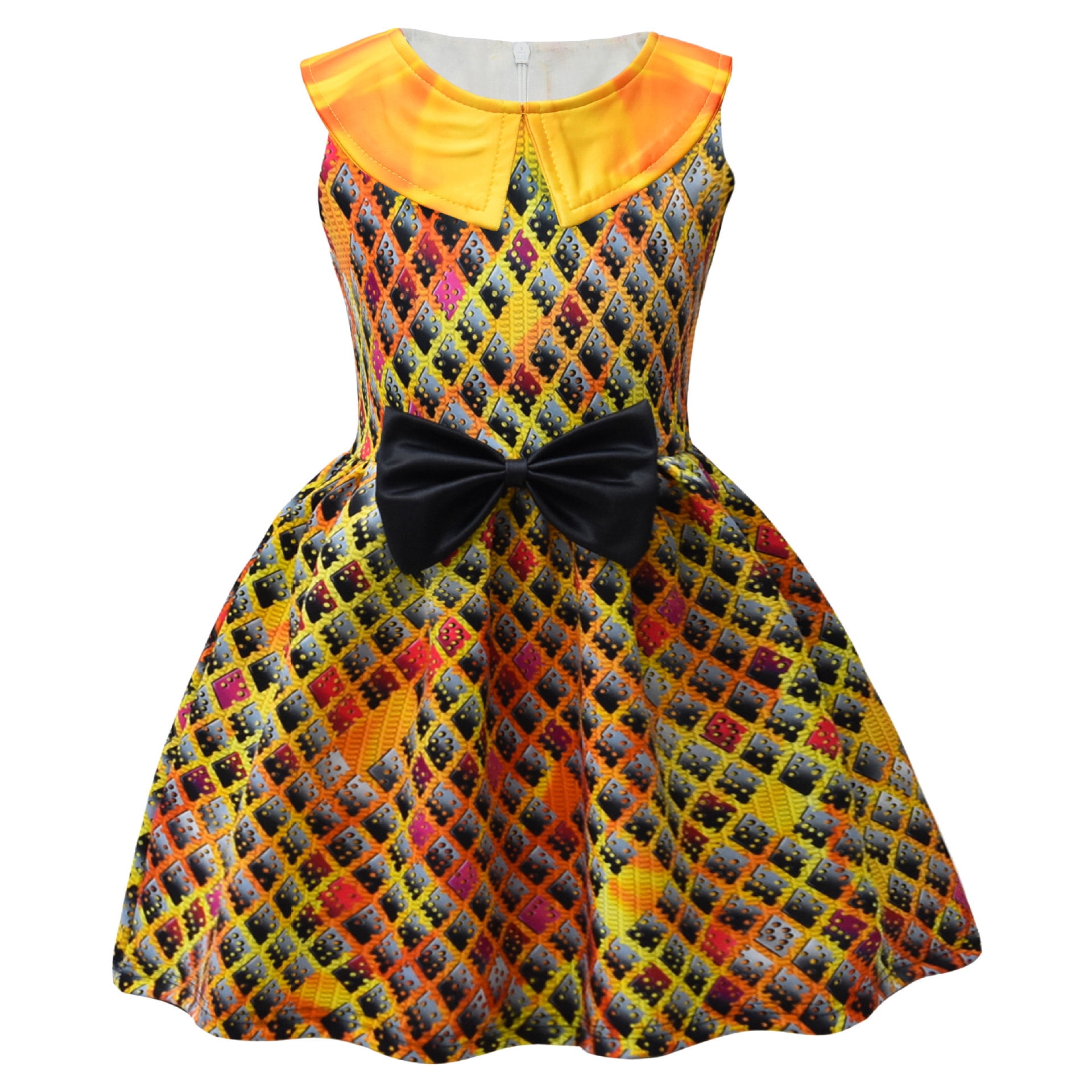 SUEE Ember Costume Dress for Girls Sleeveless Fire Cosplay Halloween ...