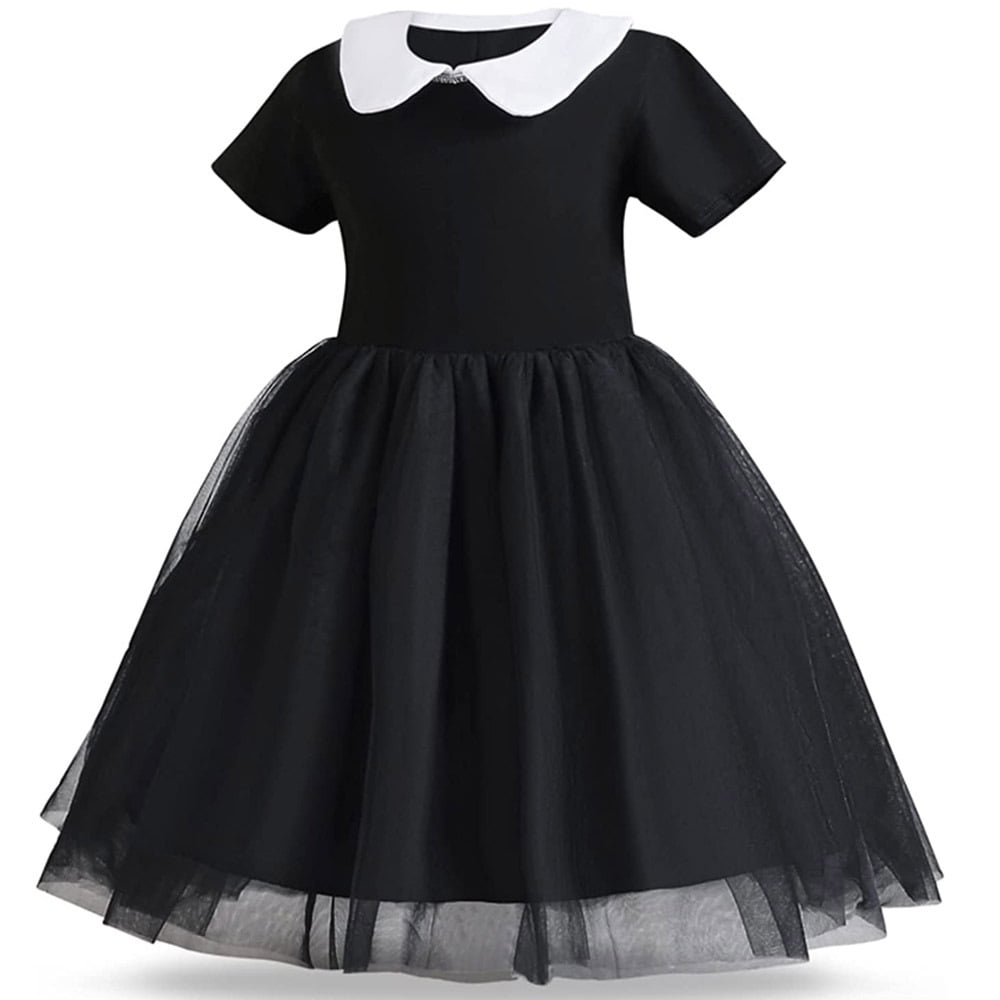 SUEE Halloween Addams Family Costume For Girls Wednesday Dress Peter ...